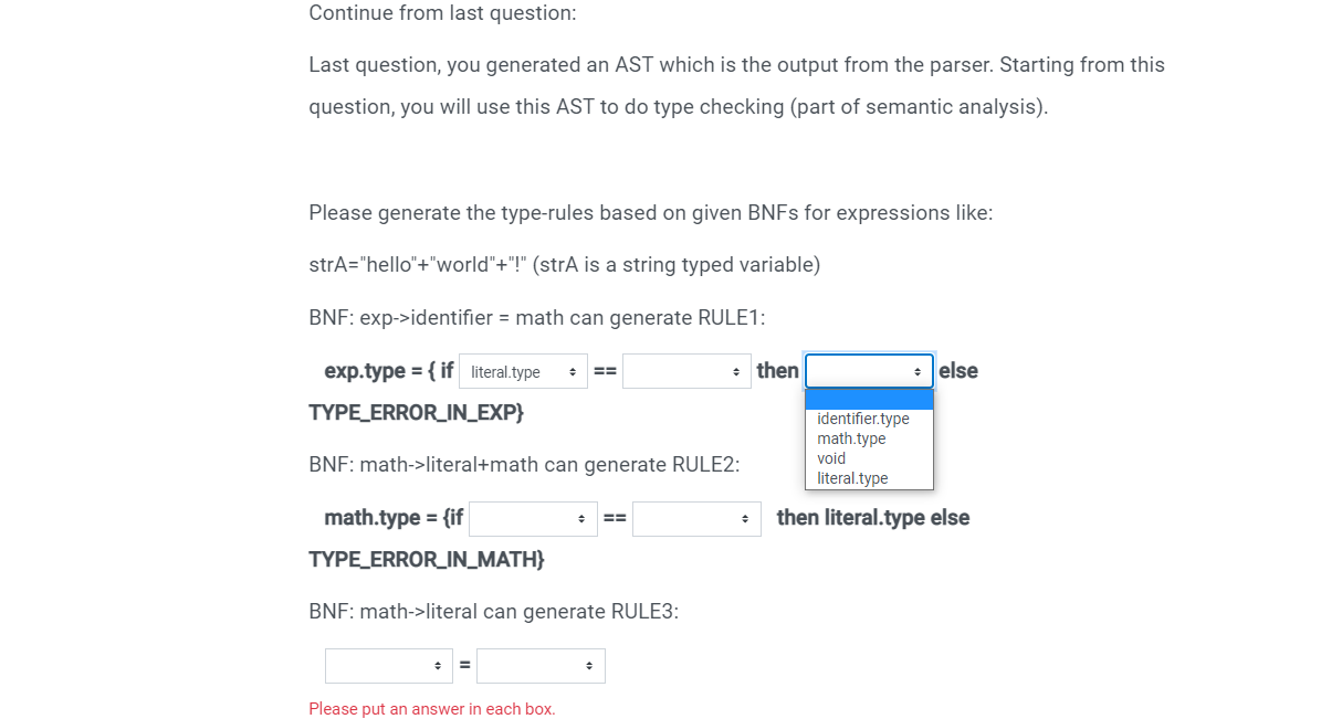 Solved Please digitally create the abstract syntax tree for | Chegg.com
