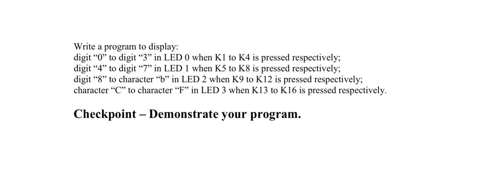 Solved Laboratory 2 Connect PORTS B and D to the 4×7-segment | Chegg.com