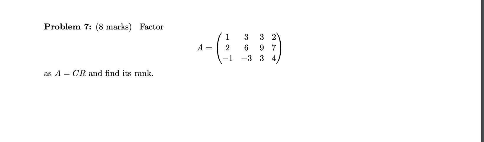 Solved Problem 6: (5 marks) Prove that it is impossible for | Chegg.com Solved Problem 6: (5 marks) Prove that it is impossible for | Chegg.com