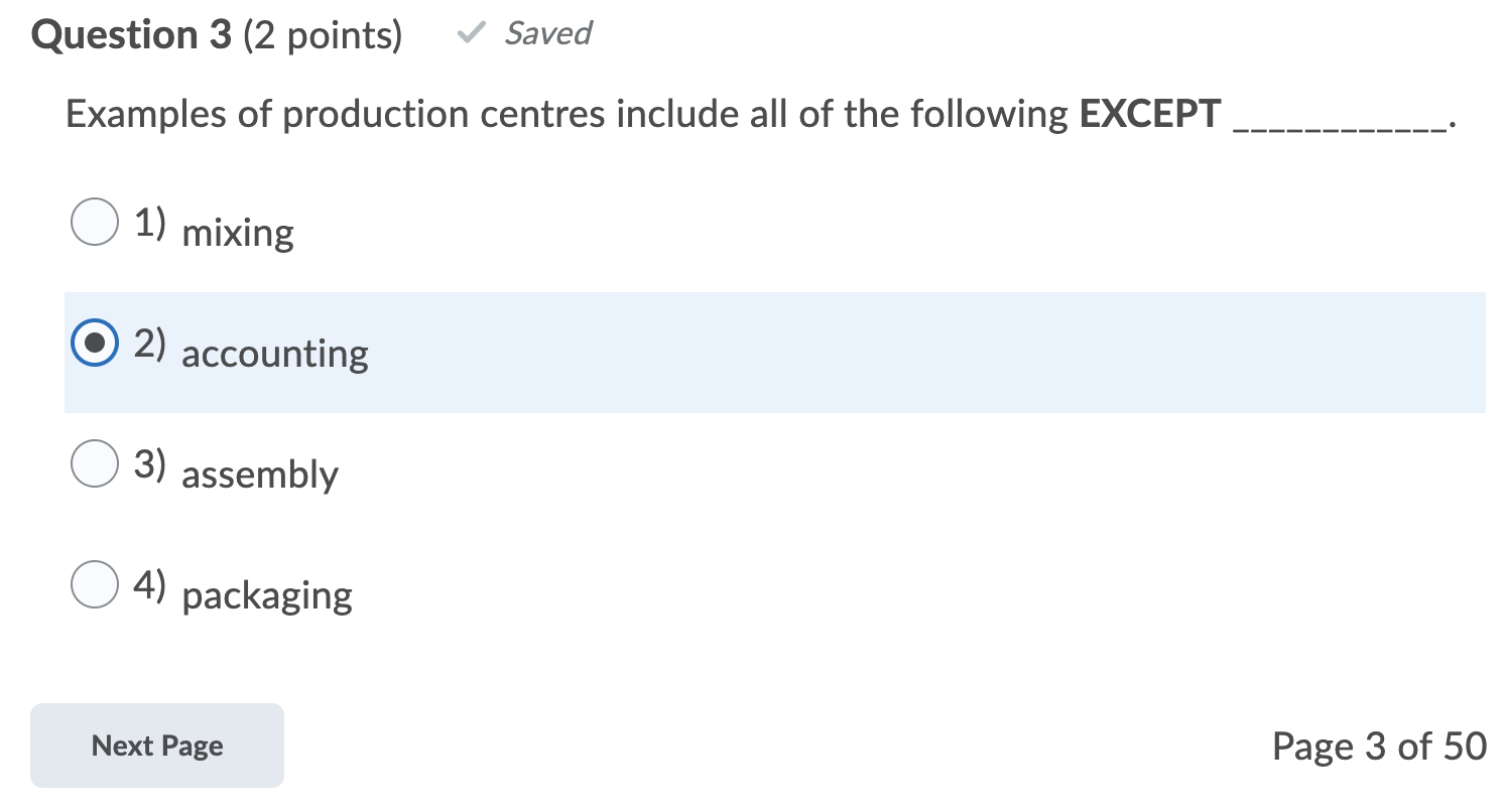 Solved Question 1 (2 points) Saved Which of the following | Chegg.com