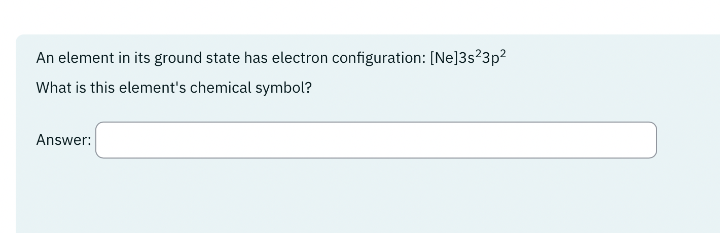 Solved An element in its ground state has electron | Chegg.com