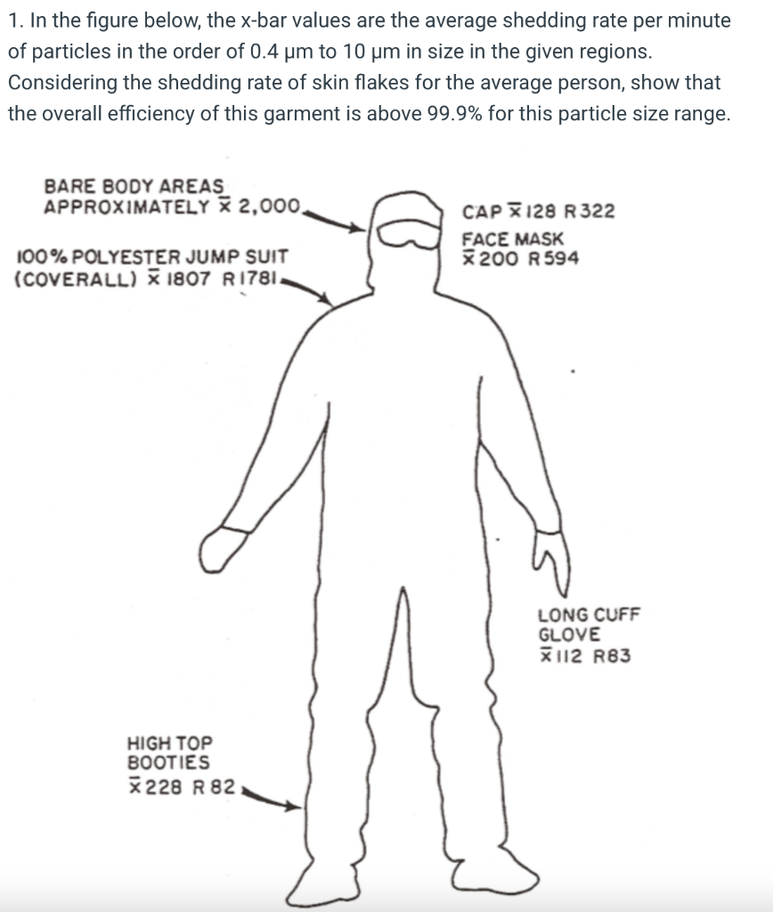 Solved 1. In the figure below, the x-bar values are the | Chegg.com