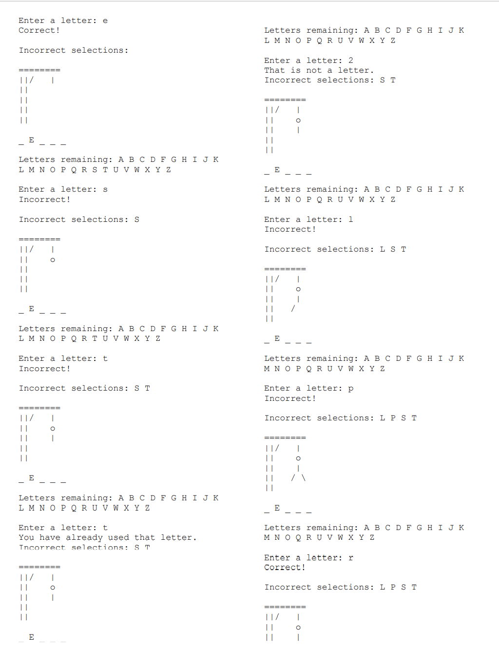 Solved Create a program that plays the game 'Hangman'. | Chegg.com