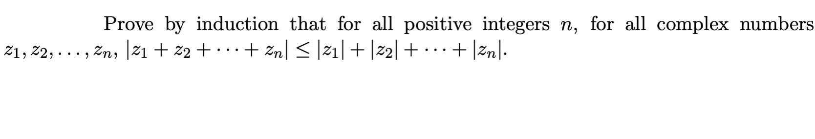 Solved Prove by induction that for all positive integers n | Chegg.com