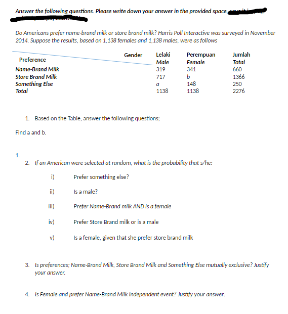 Solved Answer the following questions. Please write down | Chegg.com