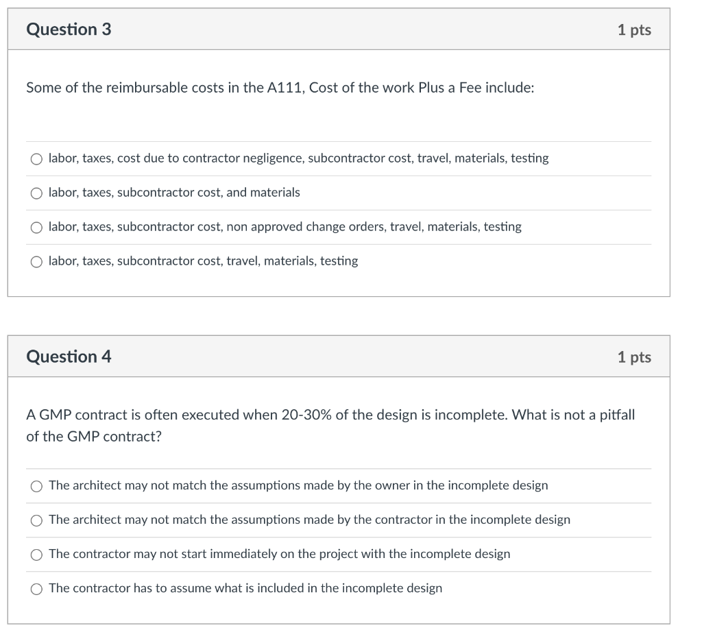 Solved Some of the reimbursable costs in the A111, Cost of | Chegg.com