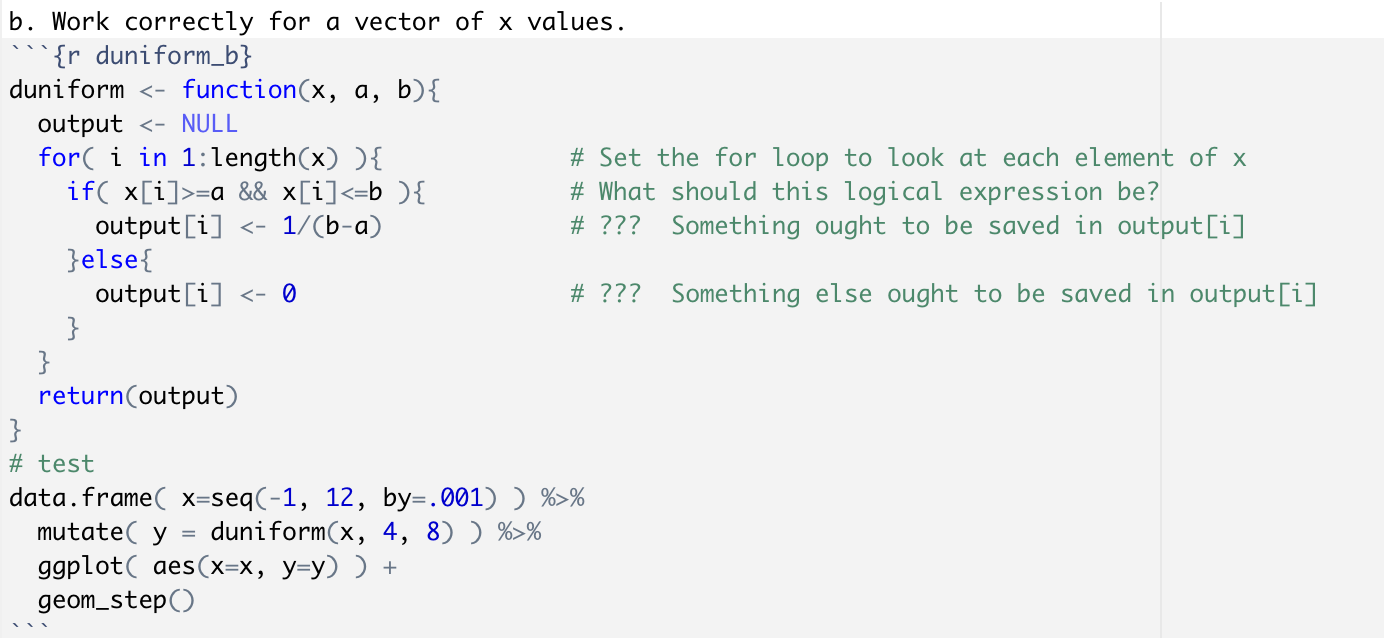 Solved Instead of using a for loop, it might have been | Chegg.com