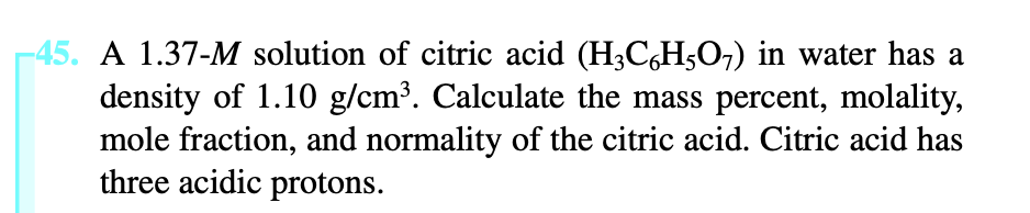 Solved Note: Does the density represent the density of the | Chegg.com