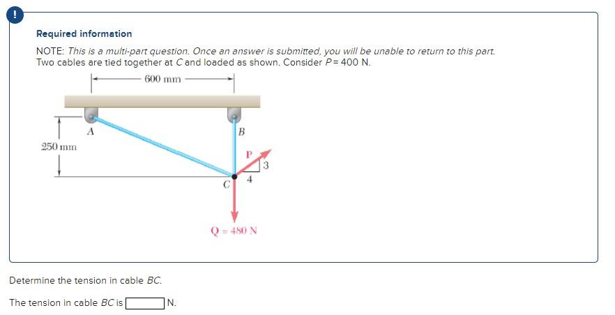 Solved Required information NOTE: This is a multi-part | Chegg.com