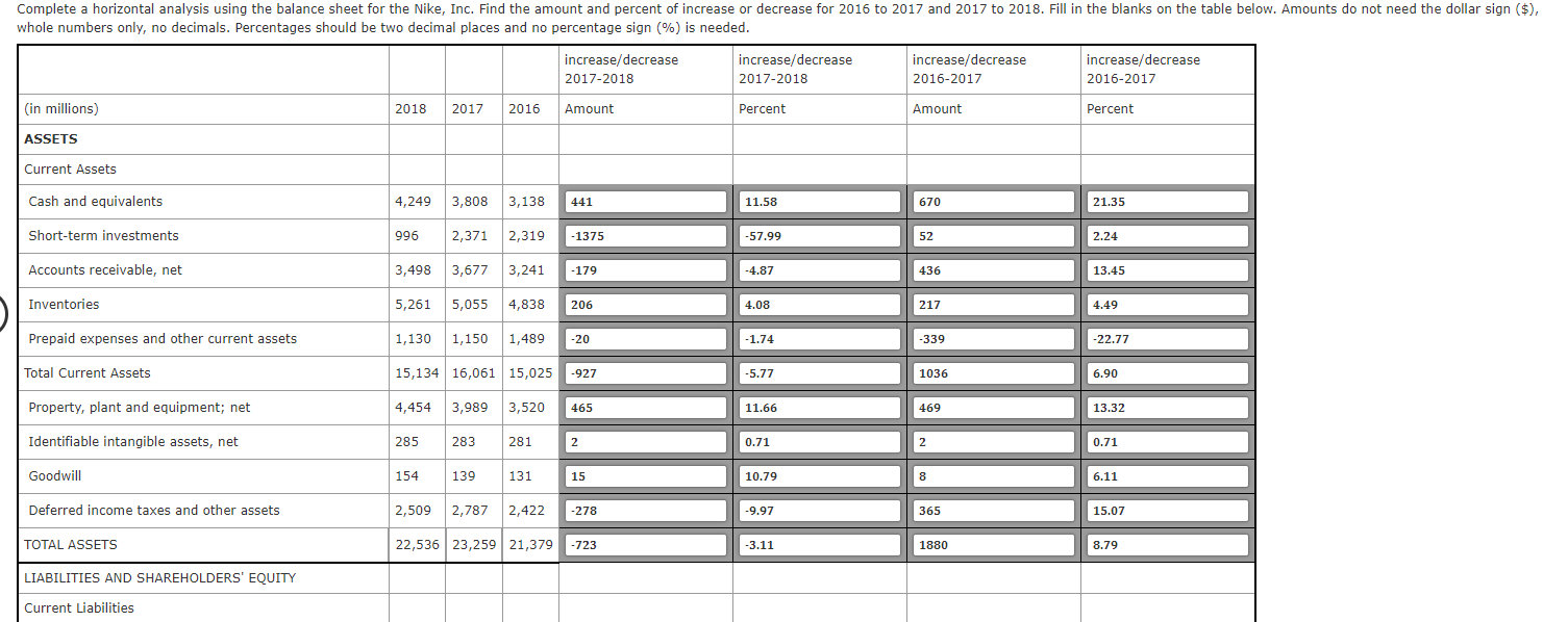 Solved Please double-check and fill in the blanks: | Chegg.com