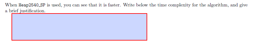 Solved Code (I put in comments where the parts of the code | Chegg.com