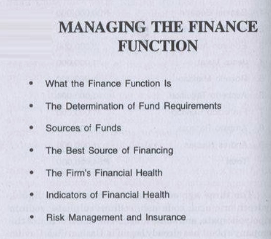 Solved MANAGING THE FINANCE FUNCTION - What the Finance | Chegg.com
