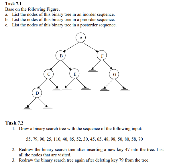 Solved Task 7.1 Base on the following Figure, a. List the | Chegg.com