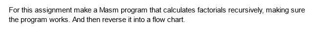 Solved For this assignment make a Masm program that | Chegg.com