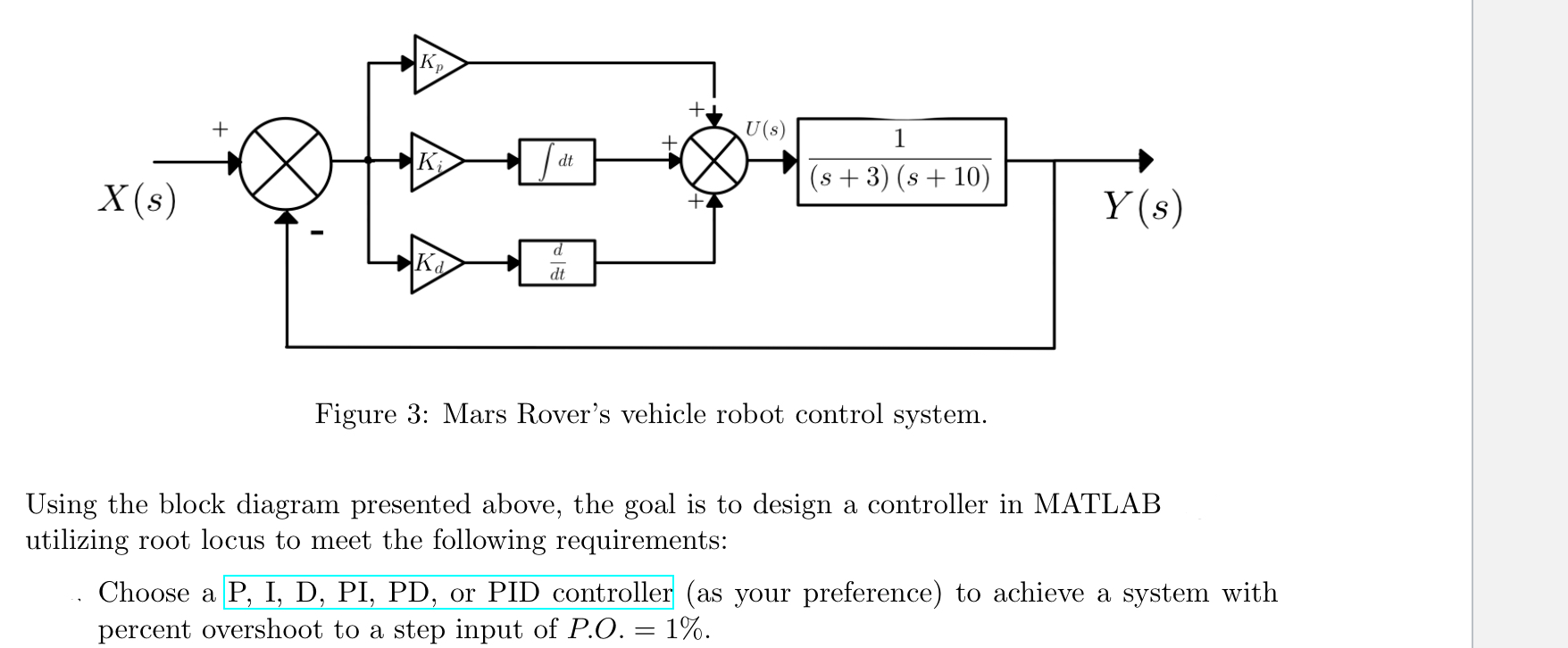 Solved Figure 3: Mars Rover's vehicle robot control system. | Chegg.com