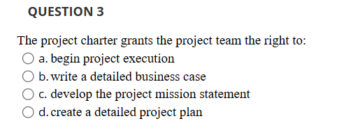 Solved All of the following are mandatory elements of the | Chegg.com