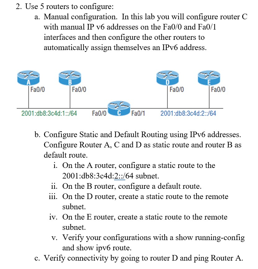 Solved Create the following using packet tracer with the | Chegg.com