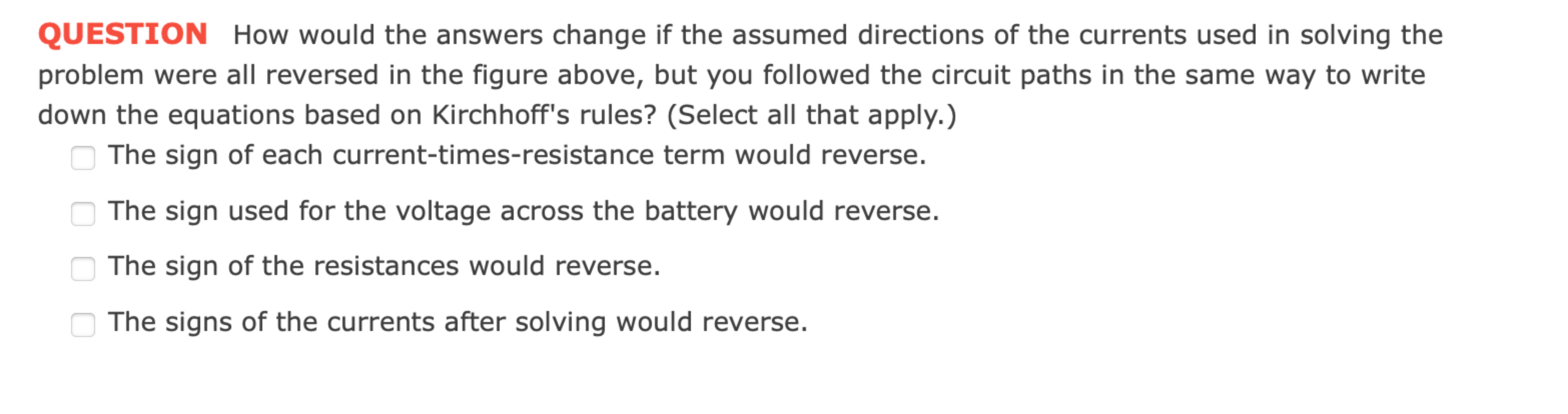 Solved QUESTION How would the answers change if the assumed | Chegg.com