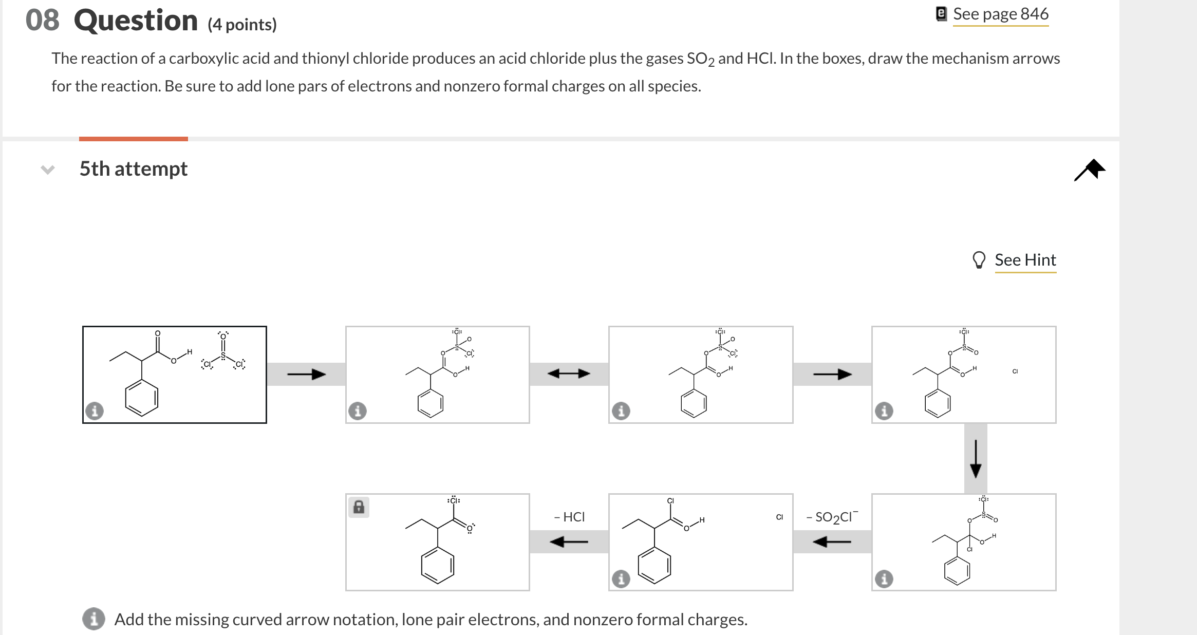Solved Question (4 points) The reaction of a carboxylic acid | Chegg.com