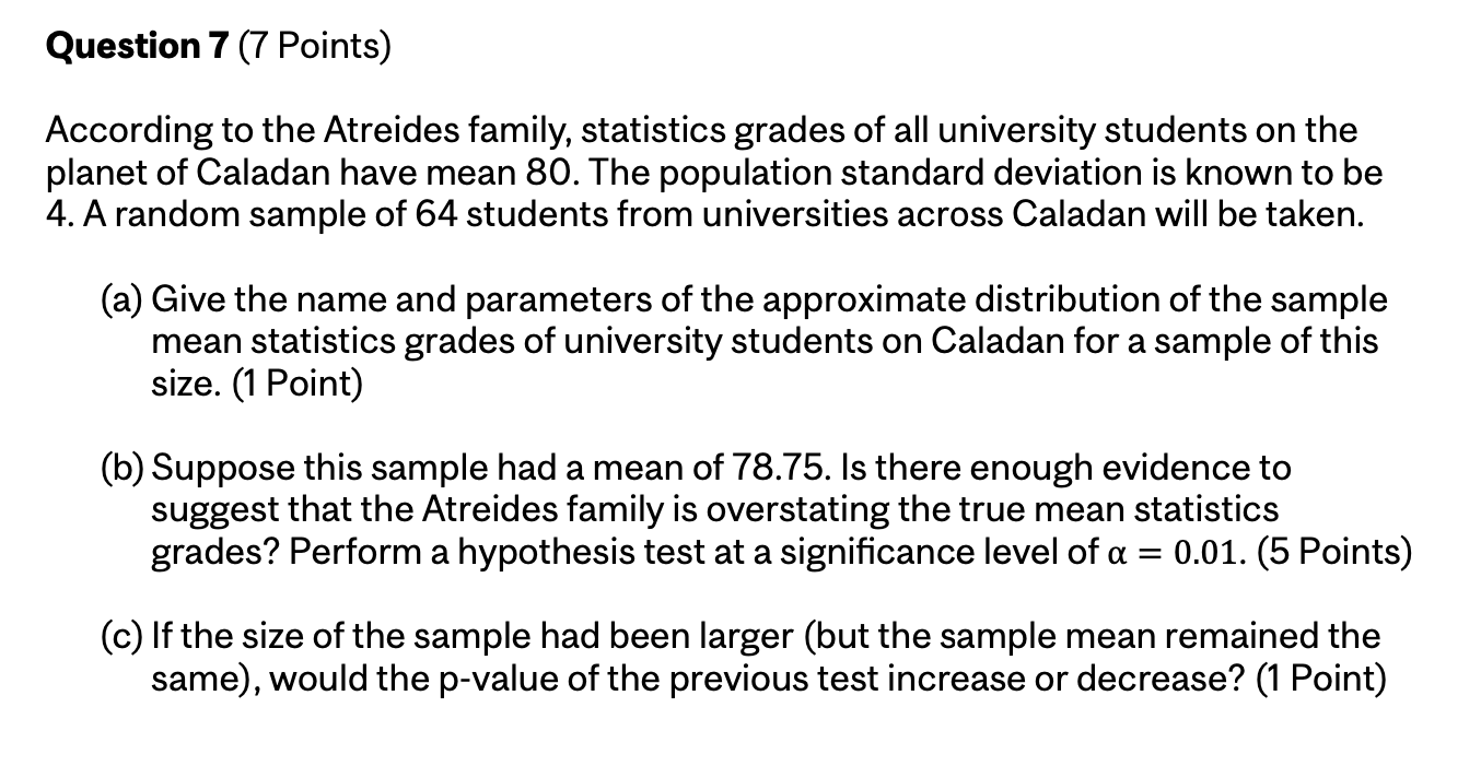 Solved Question 7 (7 ﻿Points)According to the Atreides | Chegg.com
