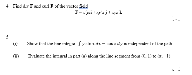 Solved 4. Find divF and curlF of the vector field | Chegg.com