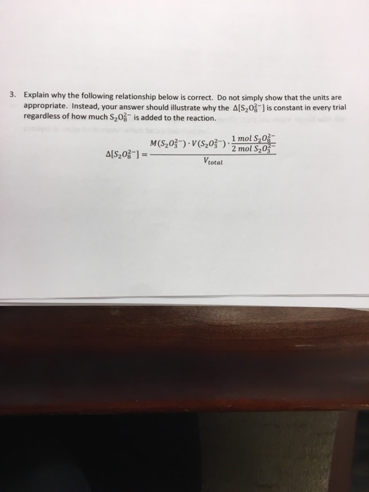 Solved Explain why the following relationship below is | Chegg.com