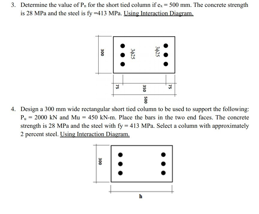 Solved 3. Determine the value of Pn for the short tied | Chegg.com