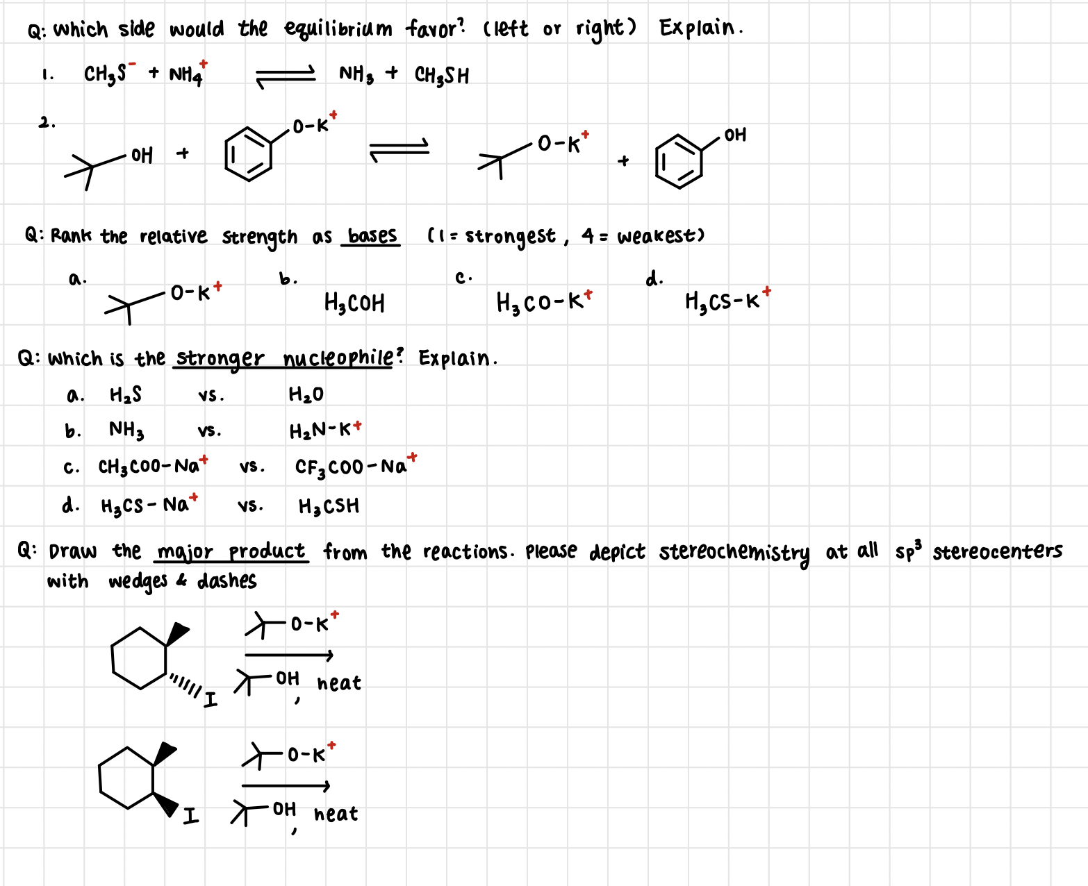Solved Q: which side would the equilibrium favor? (left or | Chegg.com