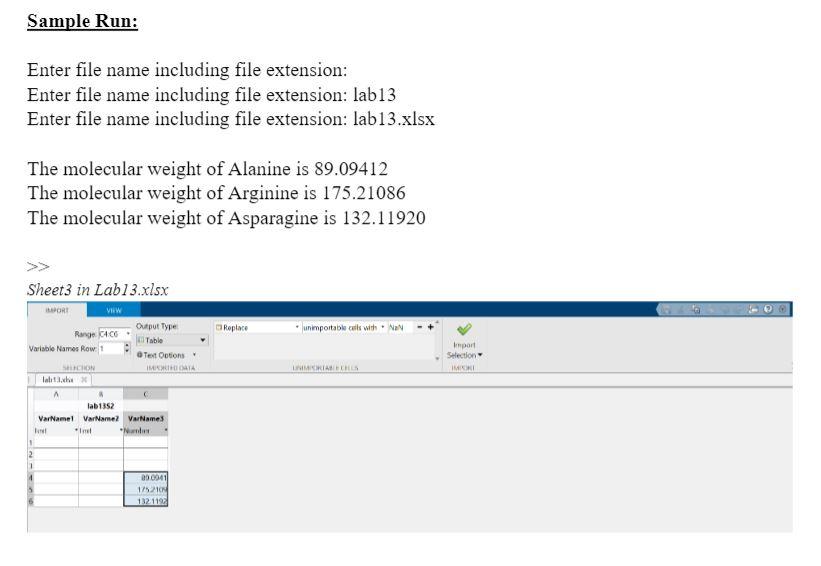 Solved 1. Open MATLAB. 2. Create a Script file named Lab13.m | Chegg.com