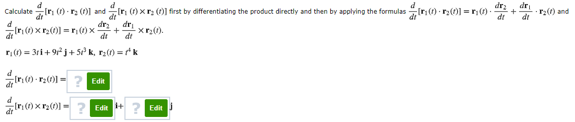 Solved dr2 dt dr + r2(t) and Calculate in Iru () • 12 ()1 | Chegg.com