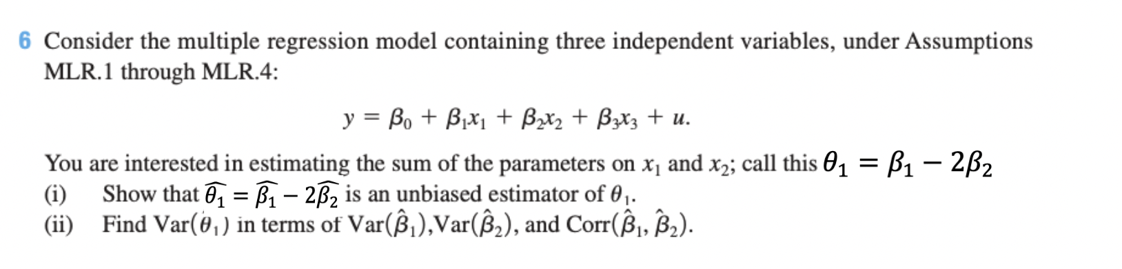 Solved Consider the multiple regression model containing | Chegg.com