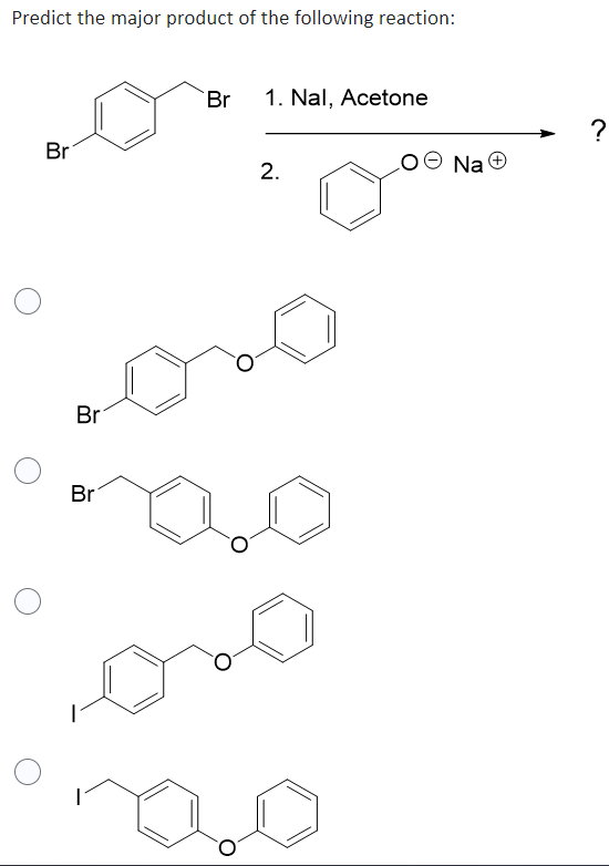Solved Predict the major product of the following reaction: | Chegg.com