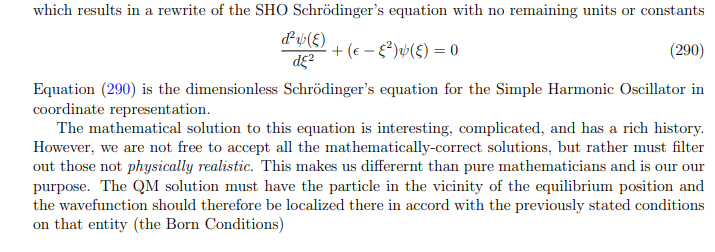 Solved Consider the dimensionless 1-D Simple Harmonic | Chegg.com