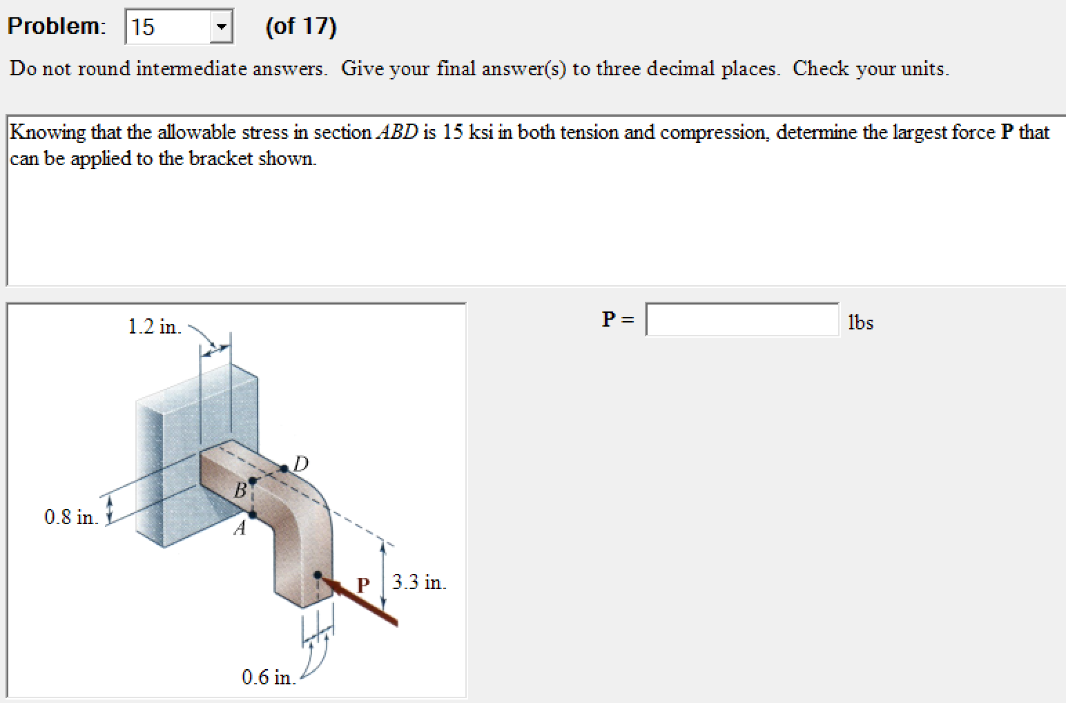Solved Problem: (of 17) Do not round intermediate answers. | Chegg.com