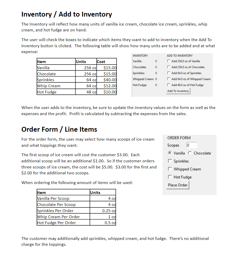 Solved Project Overview You are to develop a graphical | Chegg.com