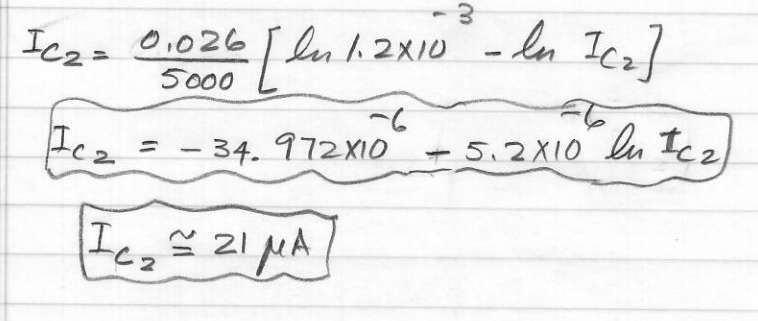 Solved What is the step by step process of solving for Ic2? | Chegg.com