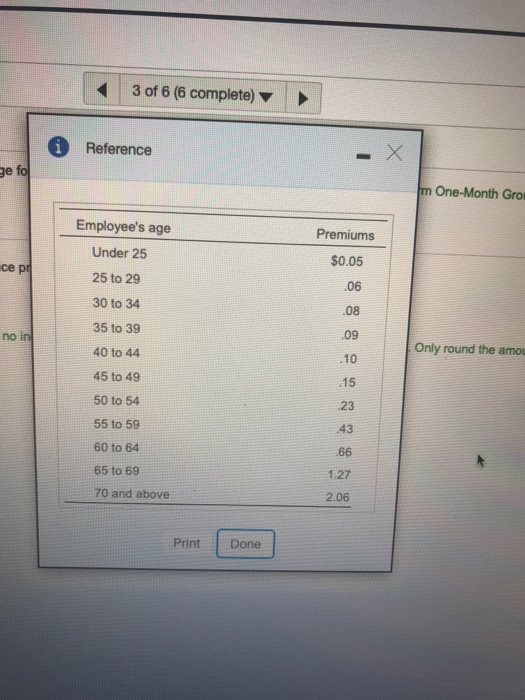 Solved group term life insurance coverage for al four | Chegg.com