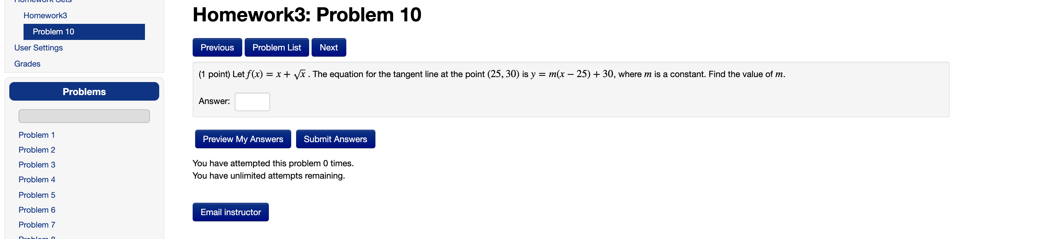 Solved Homework3 Homework3: Problem 10 Problem 10 User | Chegg.com