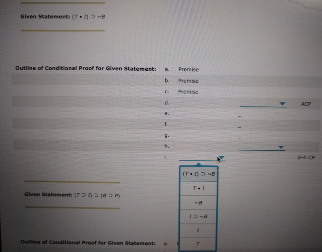 Solved 1 The Conditional Proof Method (CP) The conditional | Chegg.com