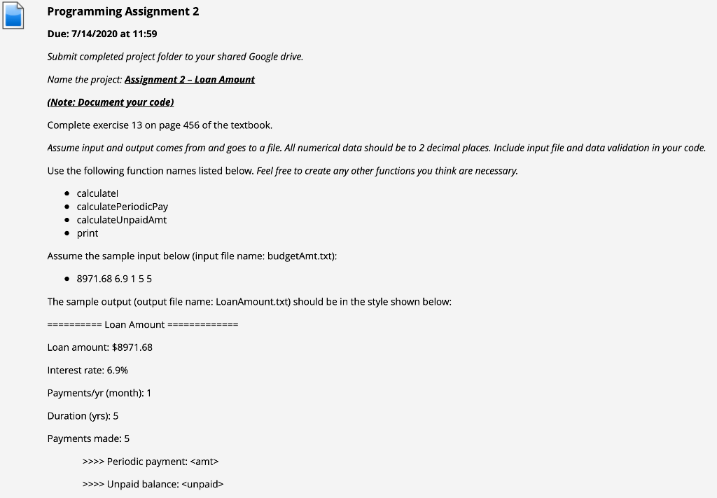 Solved Programming Assignment 2 Due 7142020 At 1159 4213