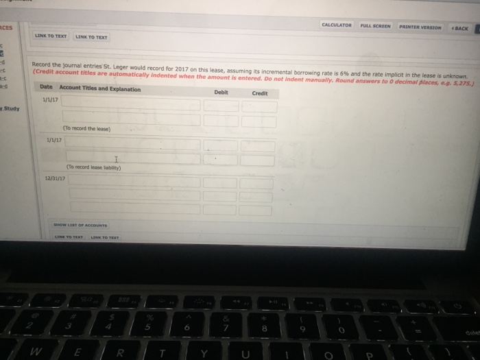 Solved CALCULATOR FULL SCREEN PRINTER VERSION ·BACK Exercise | Chegg.com
