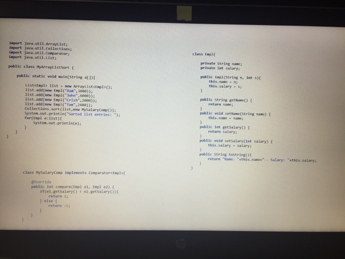 Solved inport java.util.ArrayList: inport | Chegg.com