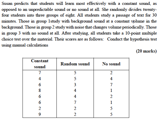 Solved Susan predicts that students will leam most | Chegg.com