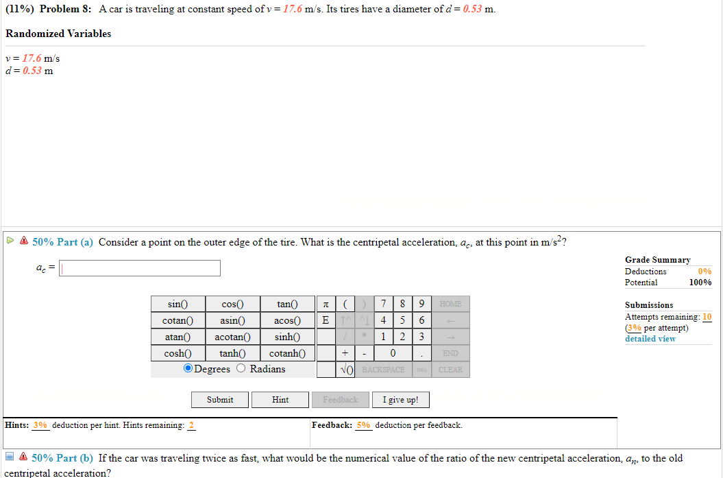 Solved I really need help on both A and B, I can't seem to | Chegg.com