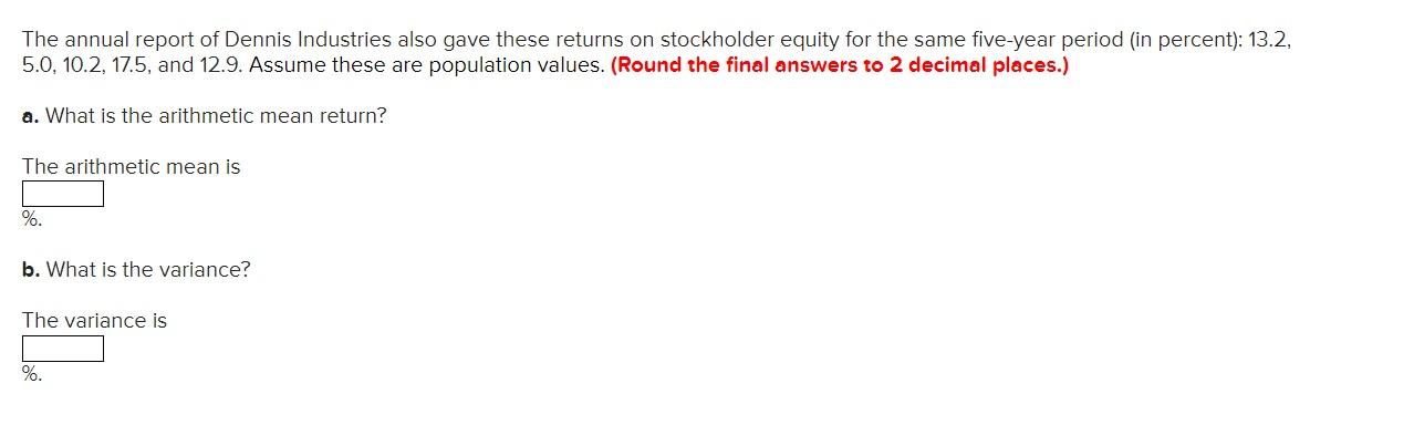 solved-the-annual-report-of-dennis-industries-also-gave-chegg