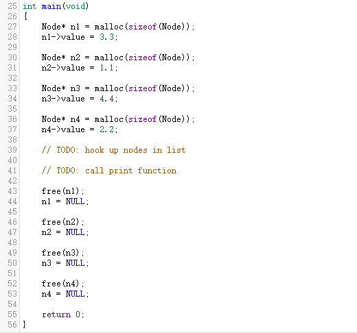 Solved 1 This Program Constructs A Null Terminated Linked 