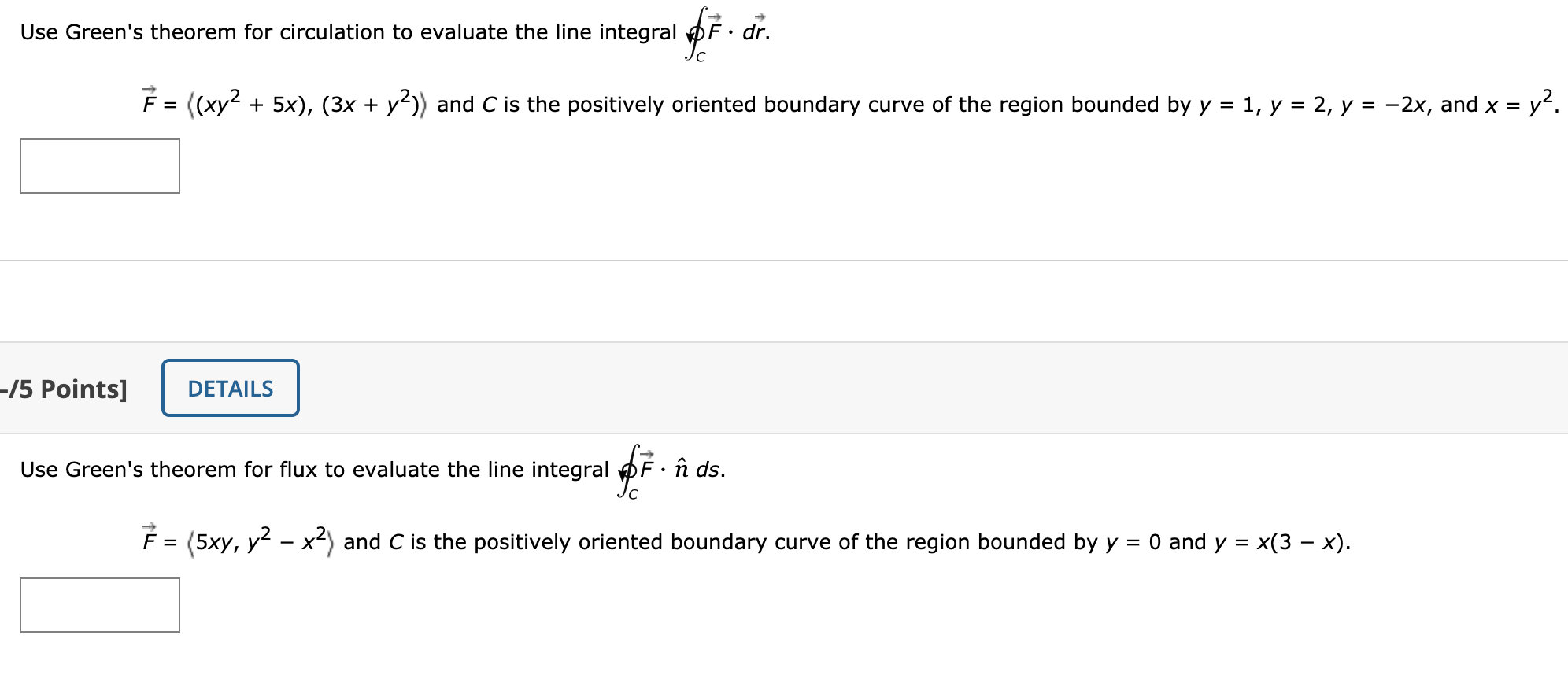 Solved Use Green s Theorem For Circulation To Evaluate The Chegg
