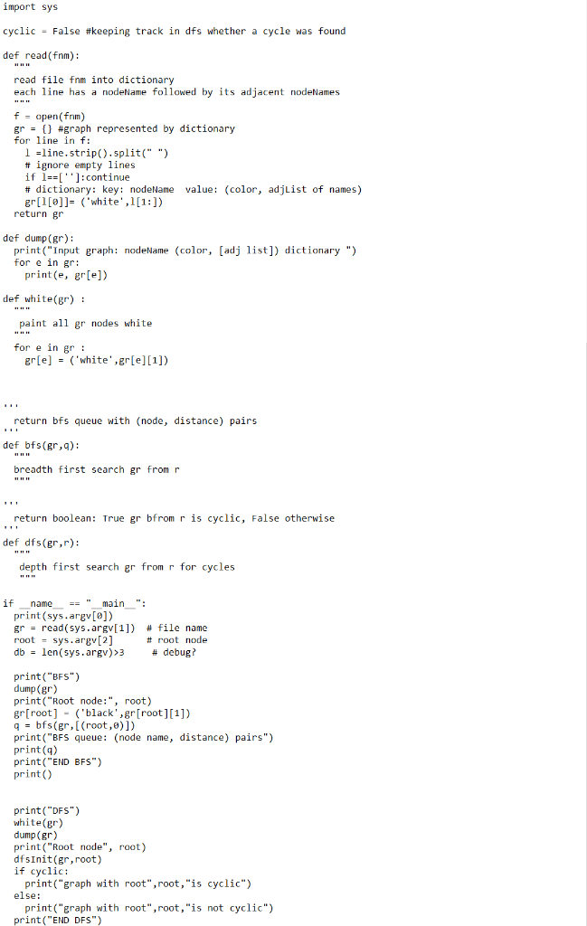 Breadth First and Depth First search The objective is | Chegg.com