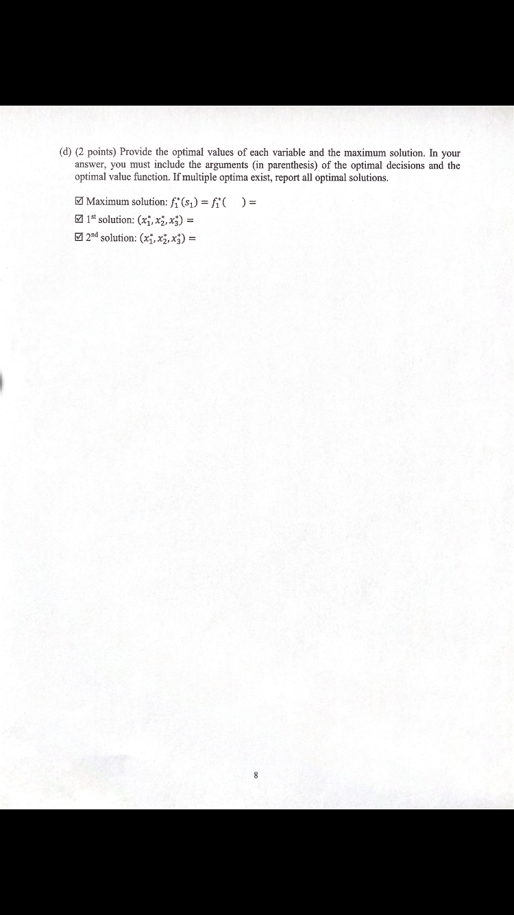 3. [30 points] Consider the following integer | Chegg.com