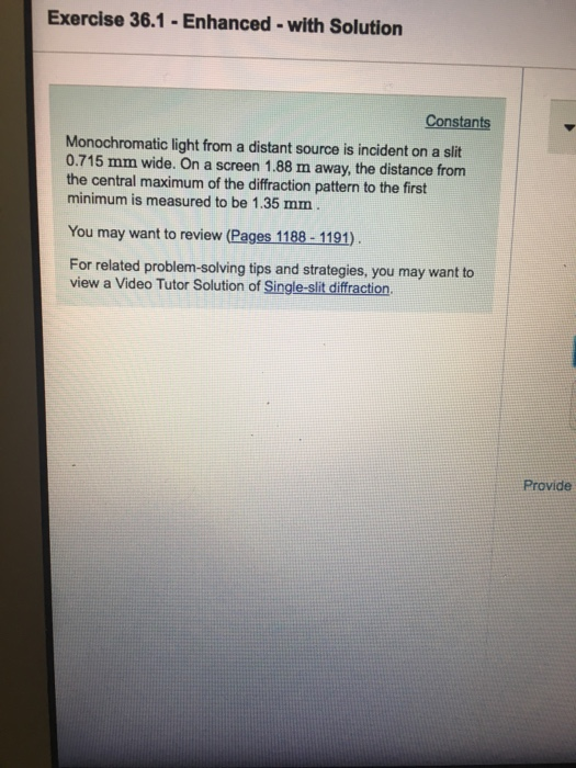 Solved Exercise 36.1-Enhanced-with Solution Constants | Chegg.com